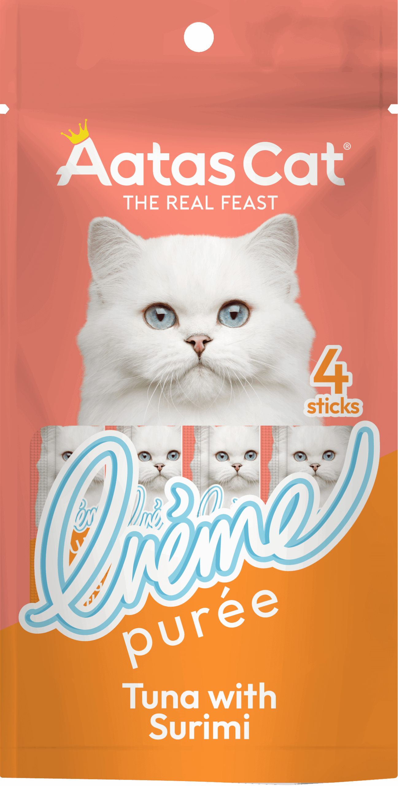 Crème Purée – Tuna with Surimi – Aatas Cat