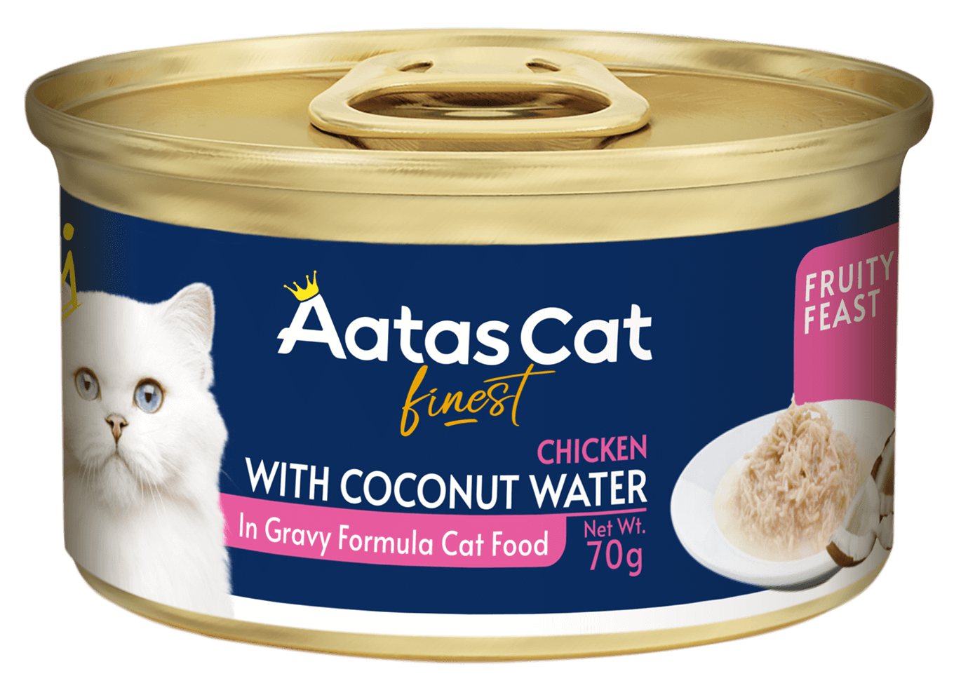 Fruity Feast – Chicken With Coconut Water – Aatas Cat